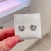 NEW Pandora Sparkling Infinity Heart Stud Earrings - Etsy