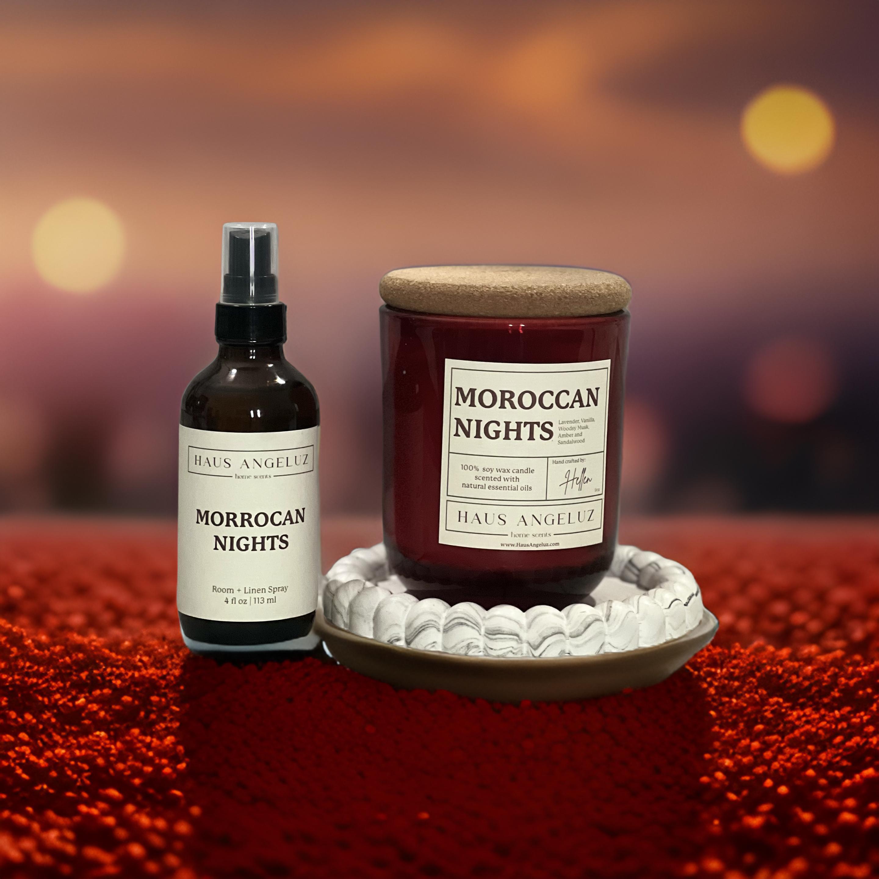 Moroccan Nights Linen Spray | Exotic Home Fragrance Mist for Relaxing ...
