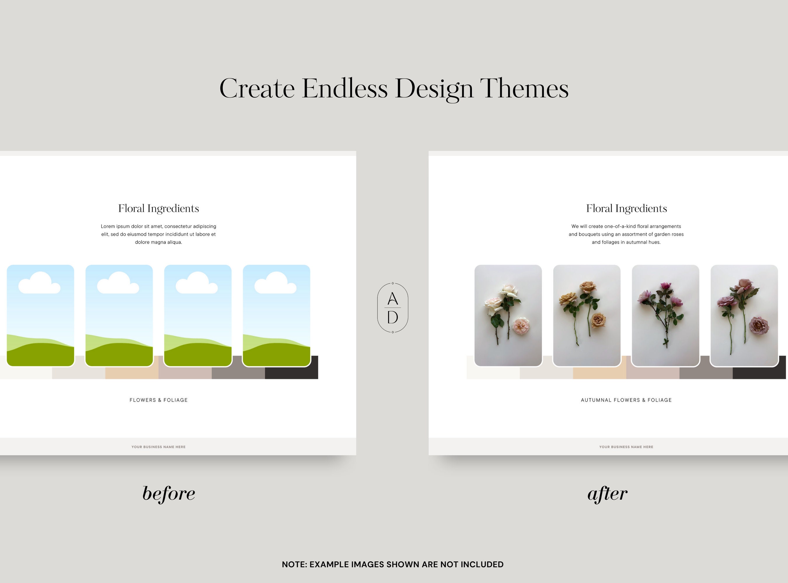 Wedding Florist Proposal, Canva Wedding Florist Template, Florist ...