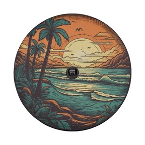 Spare Tire Cover, for Jeep, SUV, Camper, RV, Bronco, Sunset at the ...