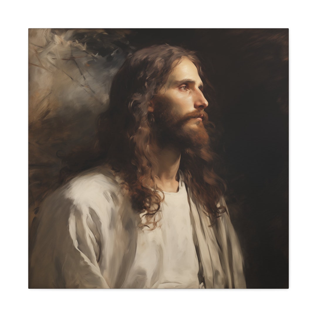 Vision of Devotion Jesus Christ in Meditation Jesus Art Print Art ...