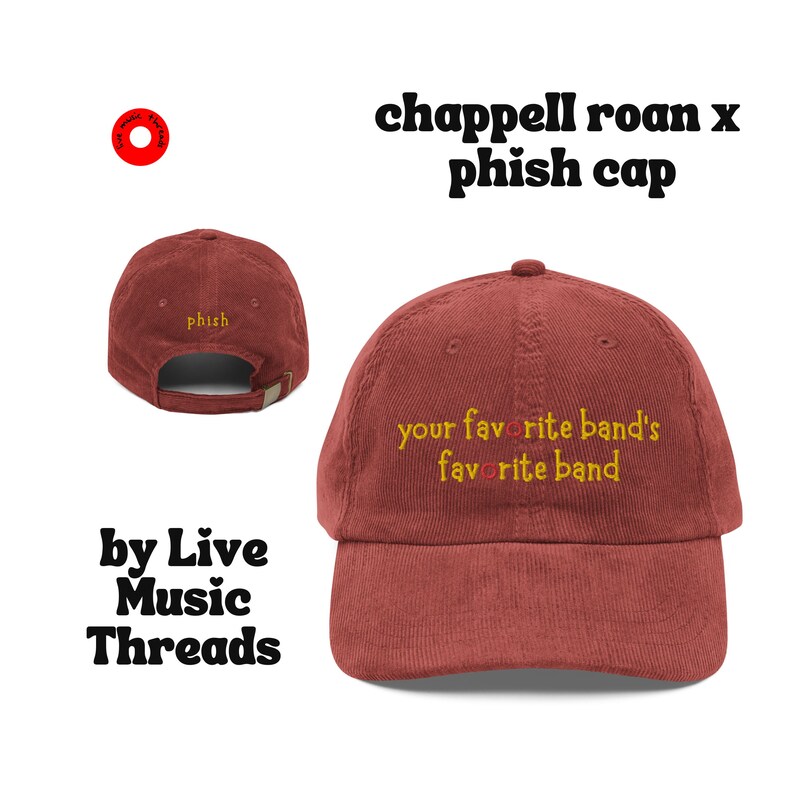 Phish X Chappell Roan Inspired Corduroy Dad Cap / Hat - Etsy Australia