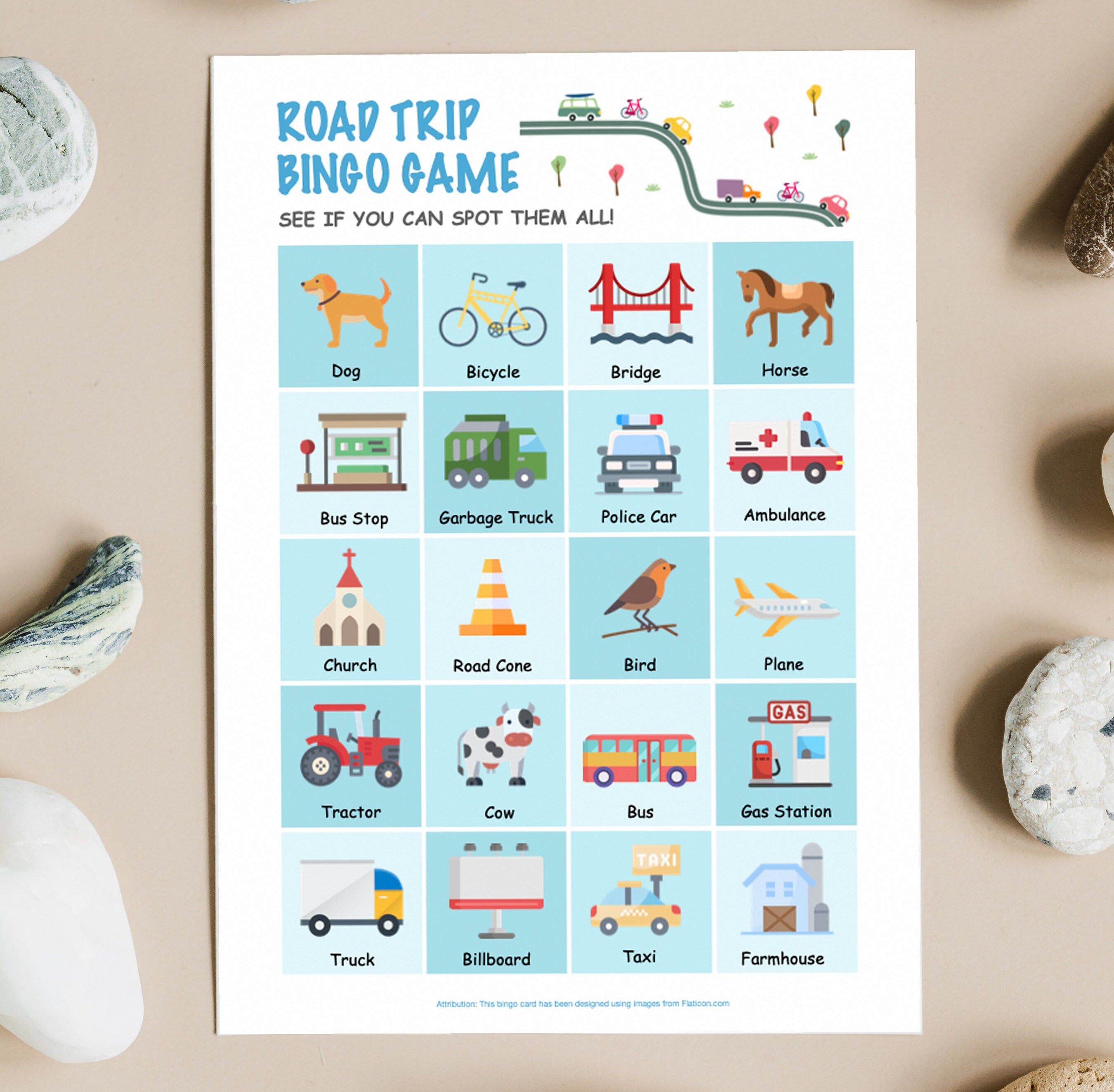 Road Trip Bingo Game for Kids (bundle Pack) | Printable Car Game | Eye ...