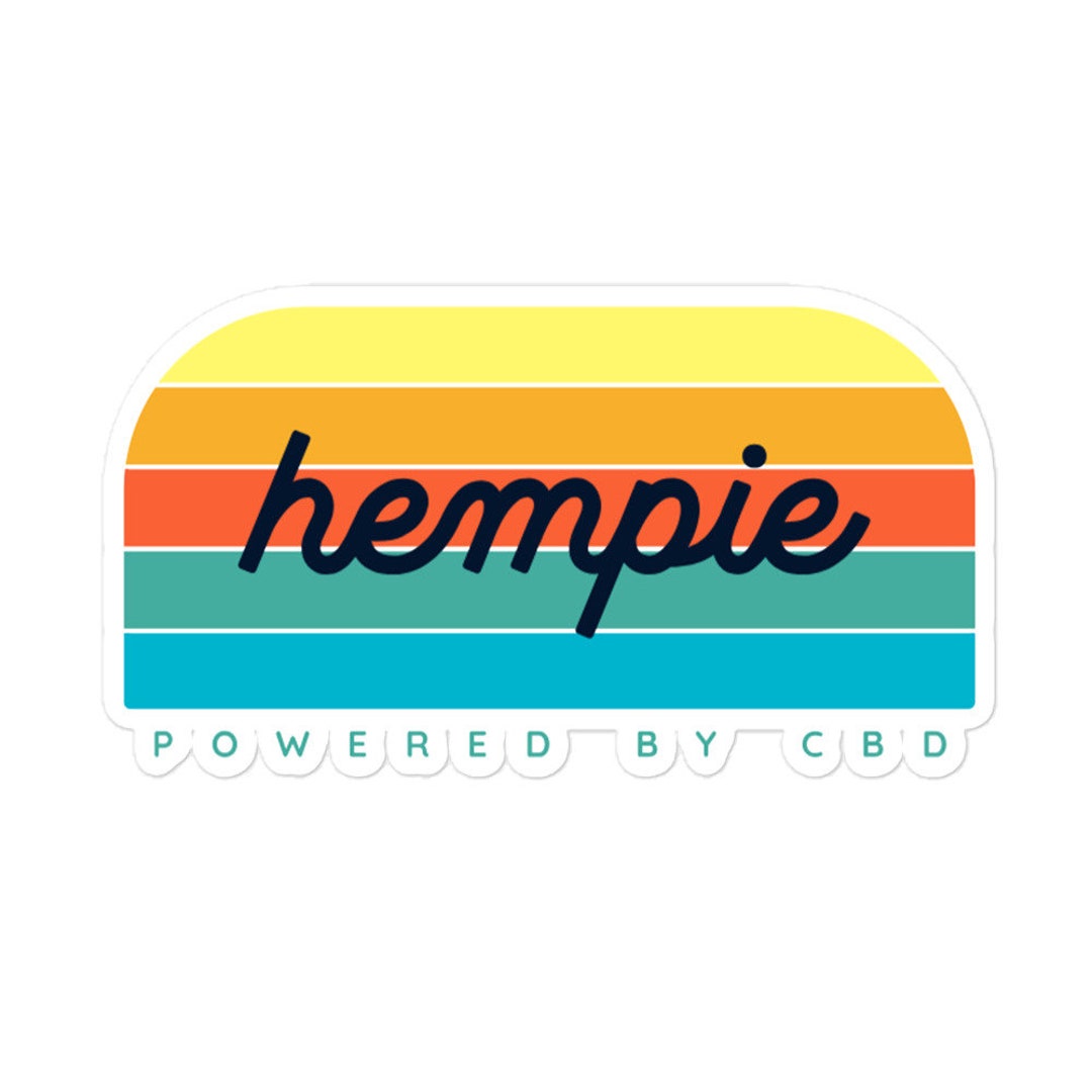 Hempie Powered by CBD Bubble-free Stickers - Etsy