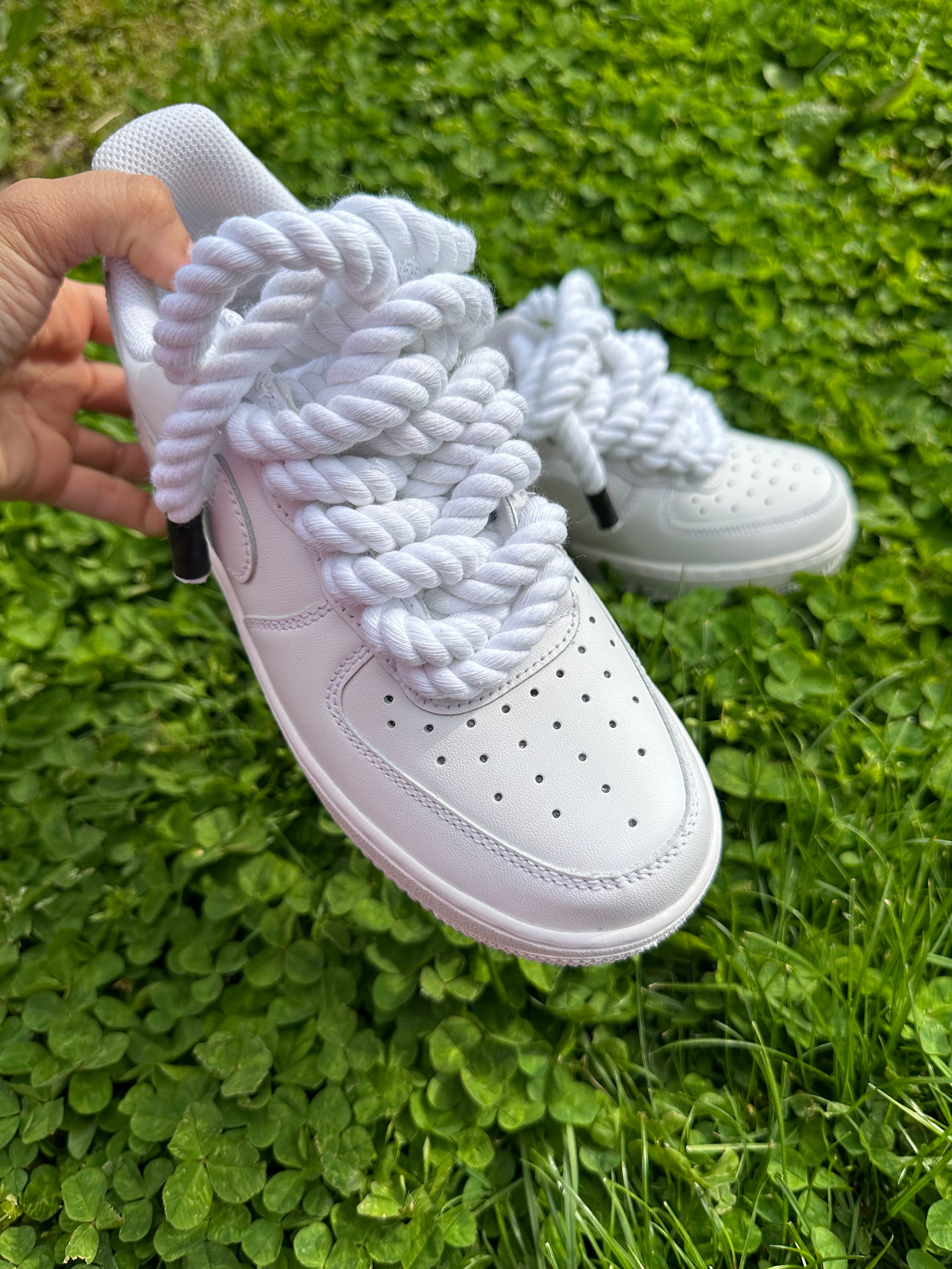 Mens Authentic AF1 Sneakers With Rope Laces - Etsy