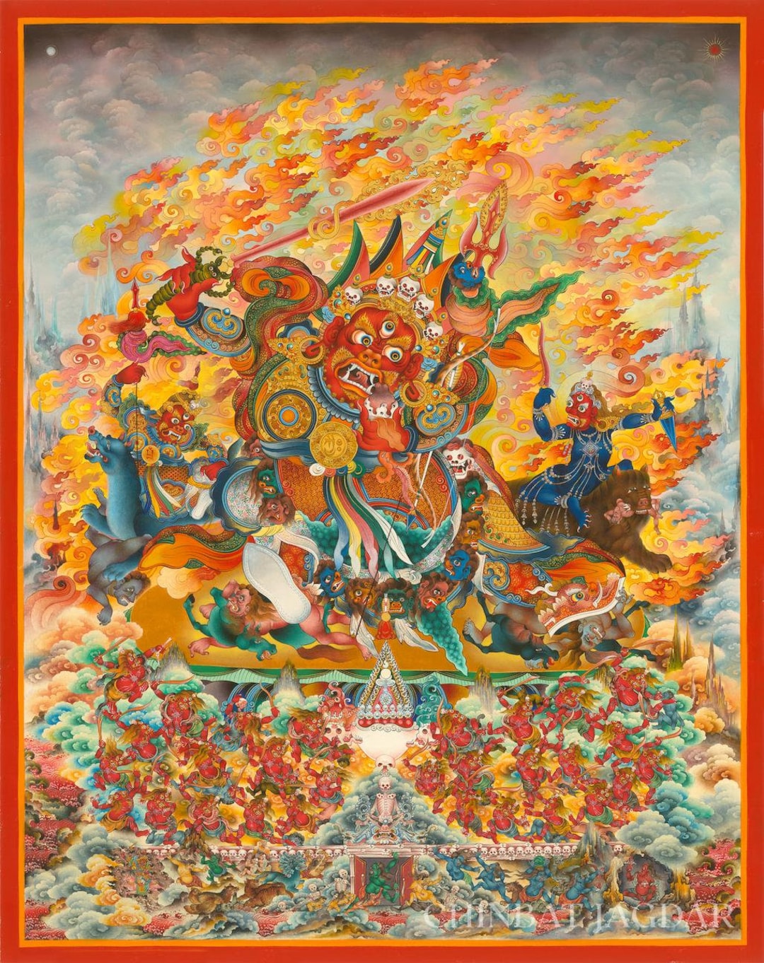 Begtse High Quality Thangka Art | Buddhist Painting | Tibetan Thangka ...