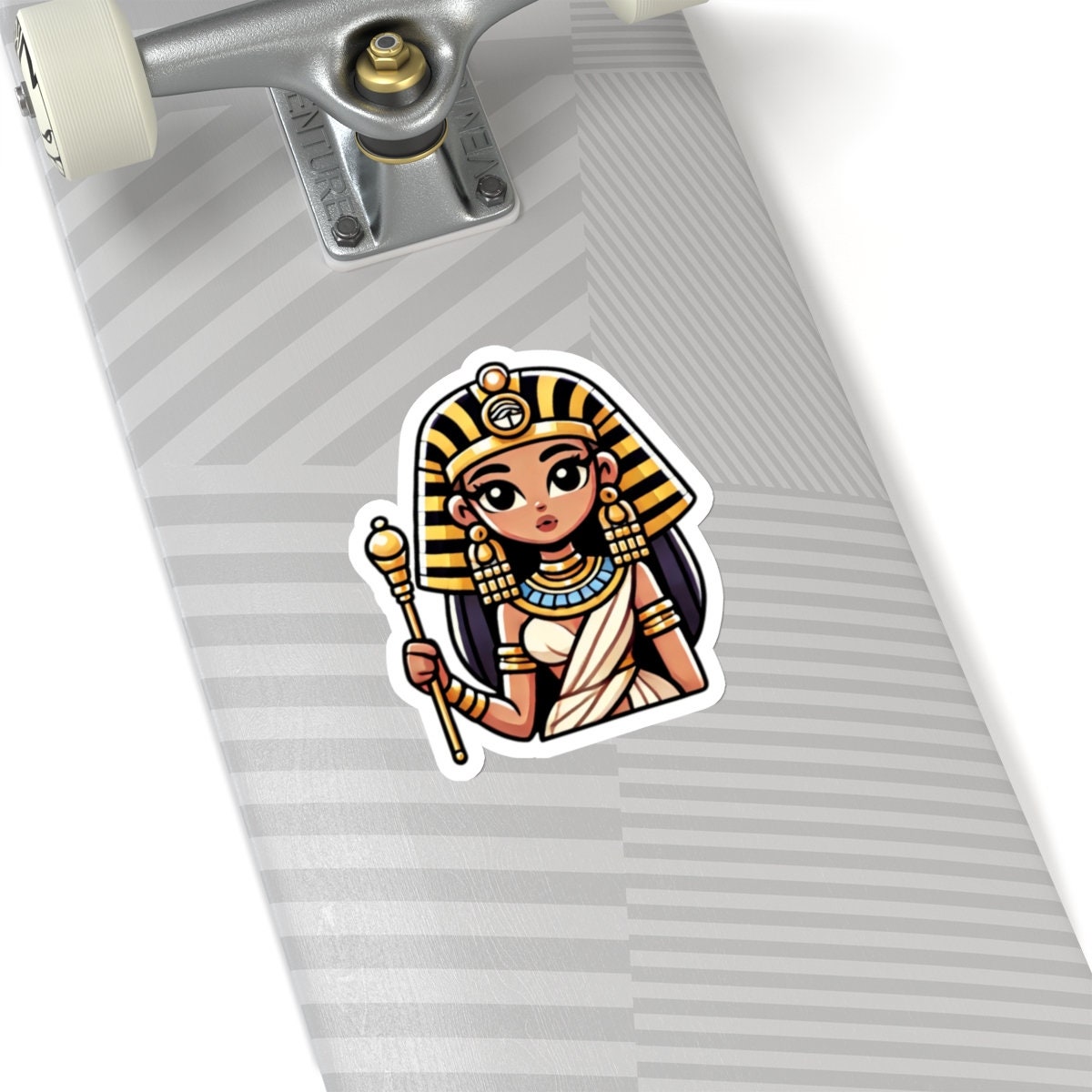 Cleopatra Sticker Cute Egyptian Queen Kiss Cut Sticker, Historical ...