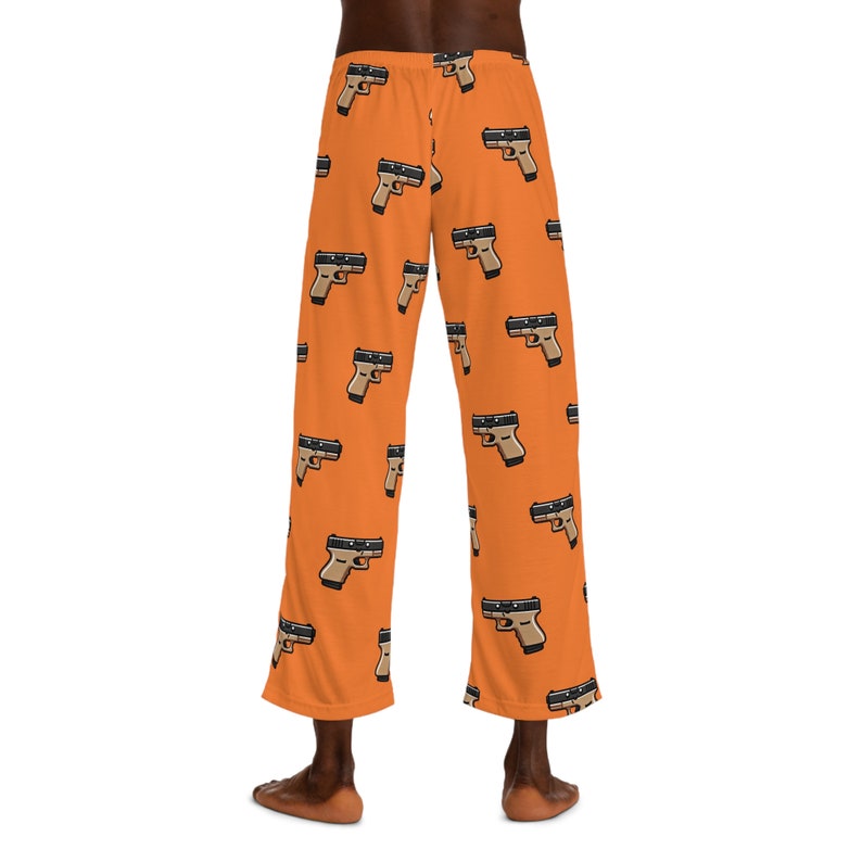 Mens Glocky Pajama Pants Fun Pjs Loungewear & Casual Streetwear for Gun ...