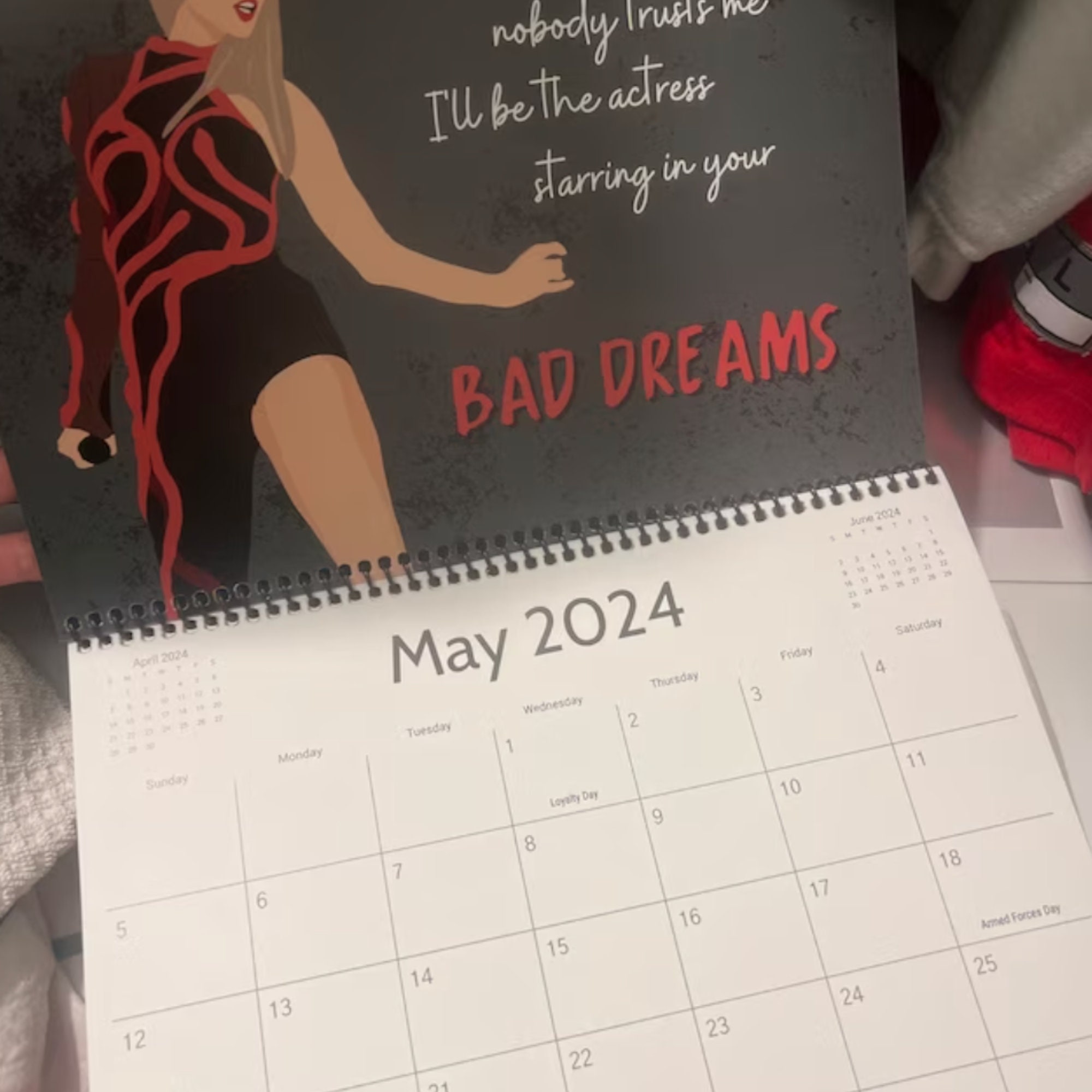 Calendar for 2024 Year Inspired by Taylor for All swiftiee sold by Vivianne Blocking | SKU ...