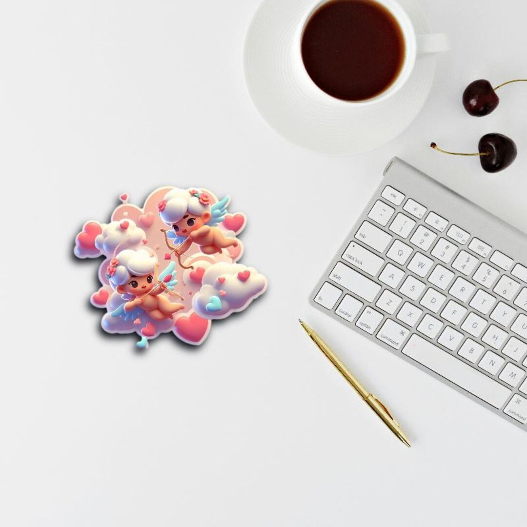 Cute Cupid: Printable Digital Sticker | PNG Files for DIY, Scrapbooking ...