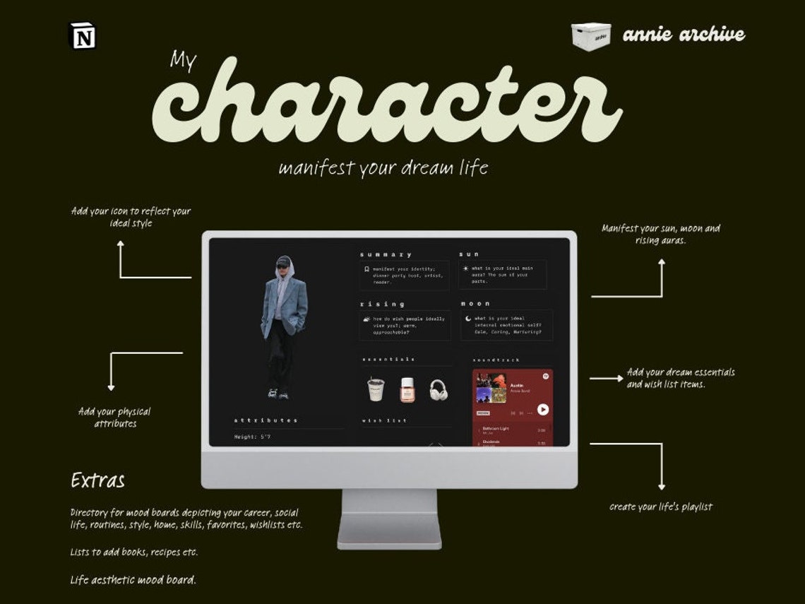 My Character Brand Packet - Etsy