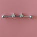 Double Super Star Industrial Barbell - Etsy