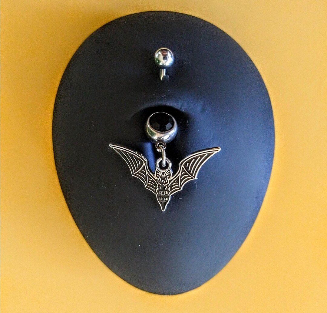 Batty Boo Drop Dangle Belly Button Ring - Etsy