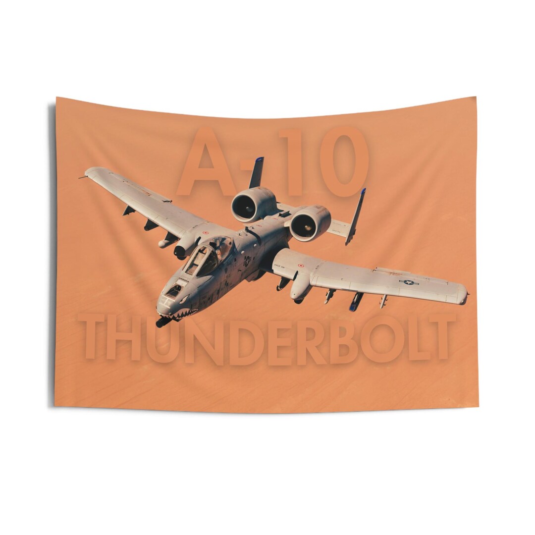 A-10 Thunderbolt Wall Art, Wall Tapestries, Aviation Pilot Gift ...