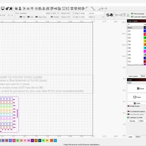 Laser Power Scale Test File for Lightburn - Laser Power and Speed ...