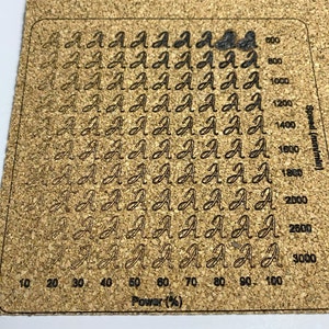 Laser Power Scale Test Pattern File for Lightburn Test Your Laser's ...