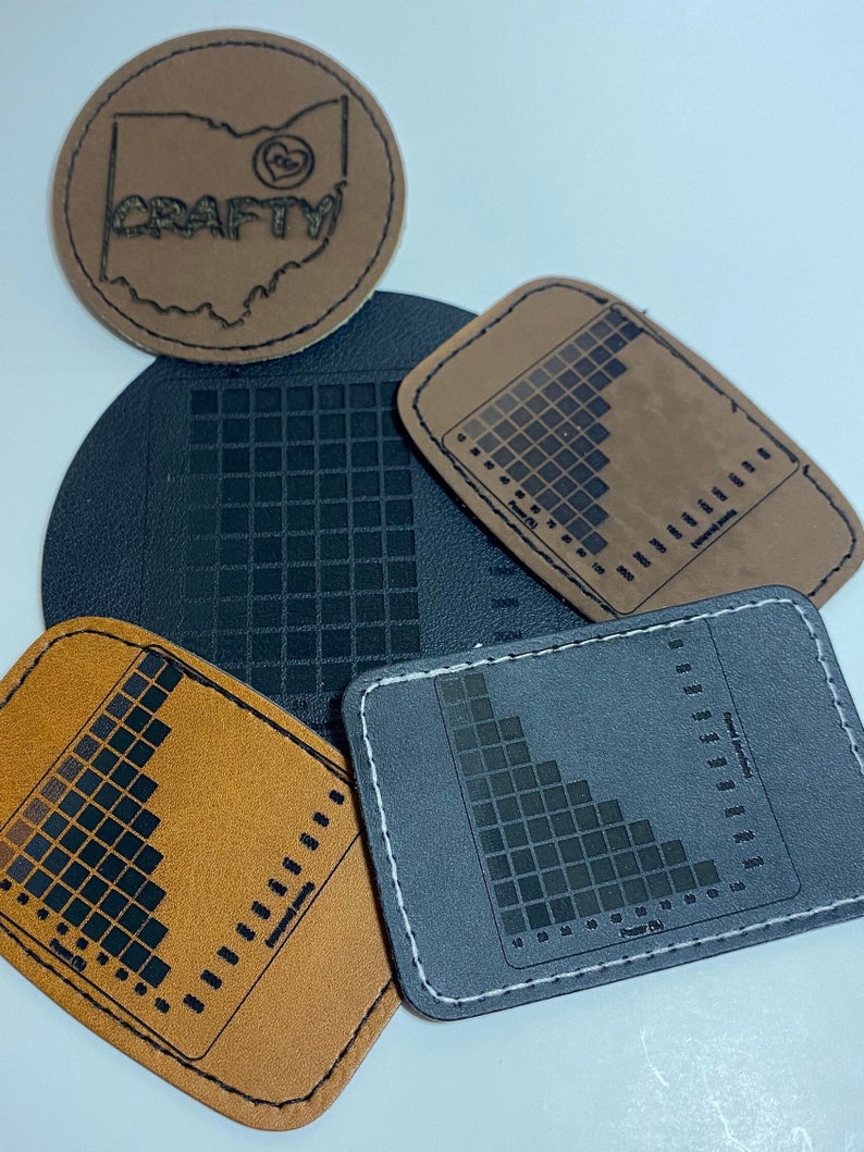 Laser Power Scale Test Pattern File for Lightburn - Test Your Laser's ...