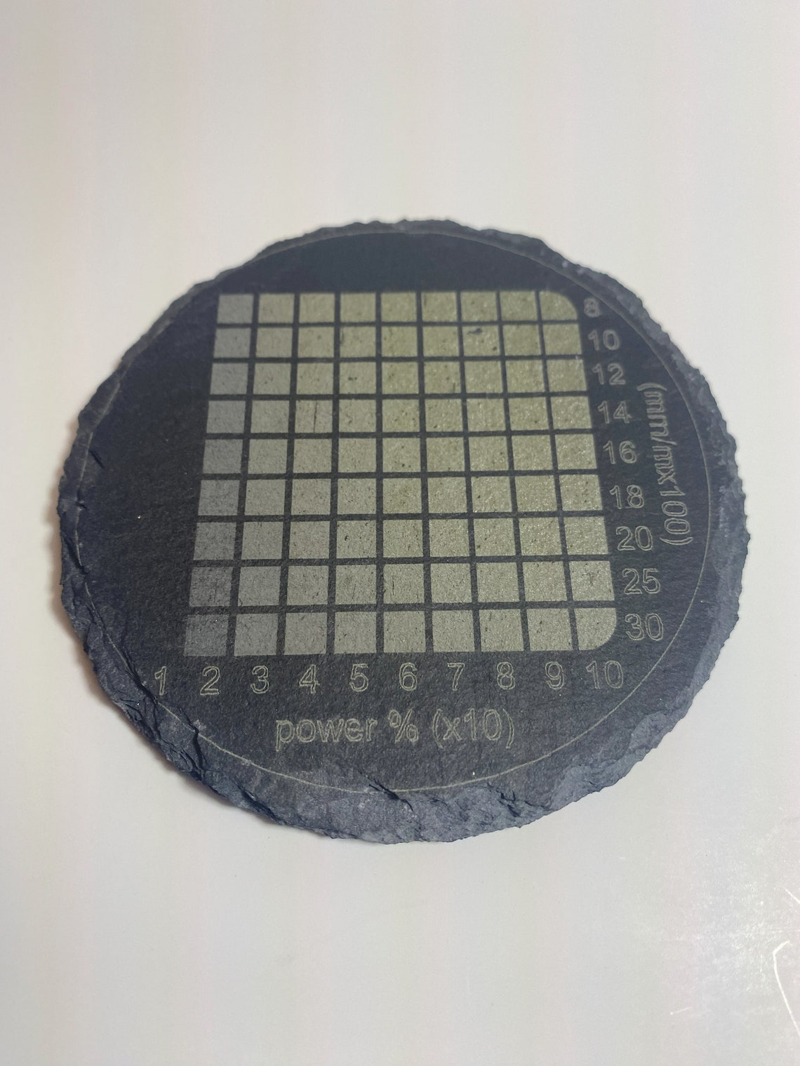 Laser Power Scale Test Pattern File for Lightburn - Test Your Laser's ...