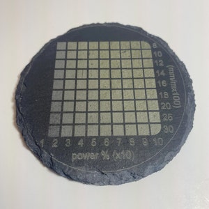 Laser Power Scale Test Pattern File for Lightburn - Test Your Laser's ...