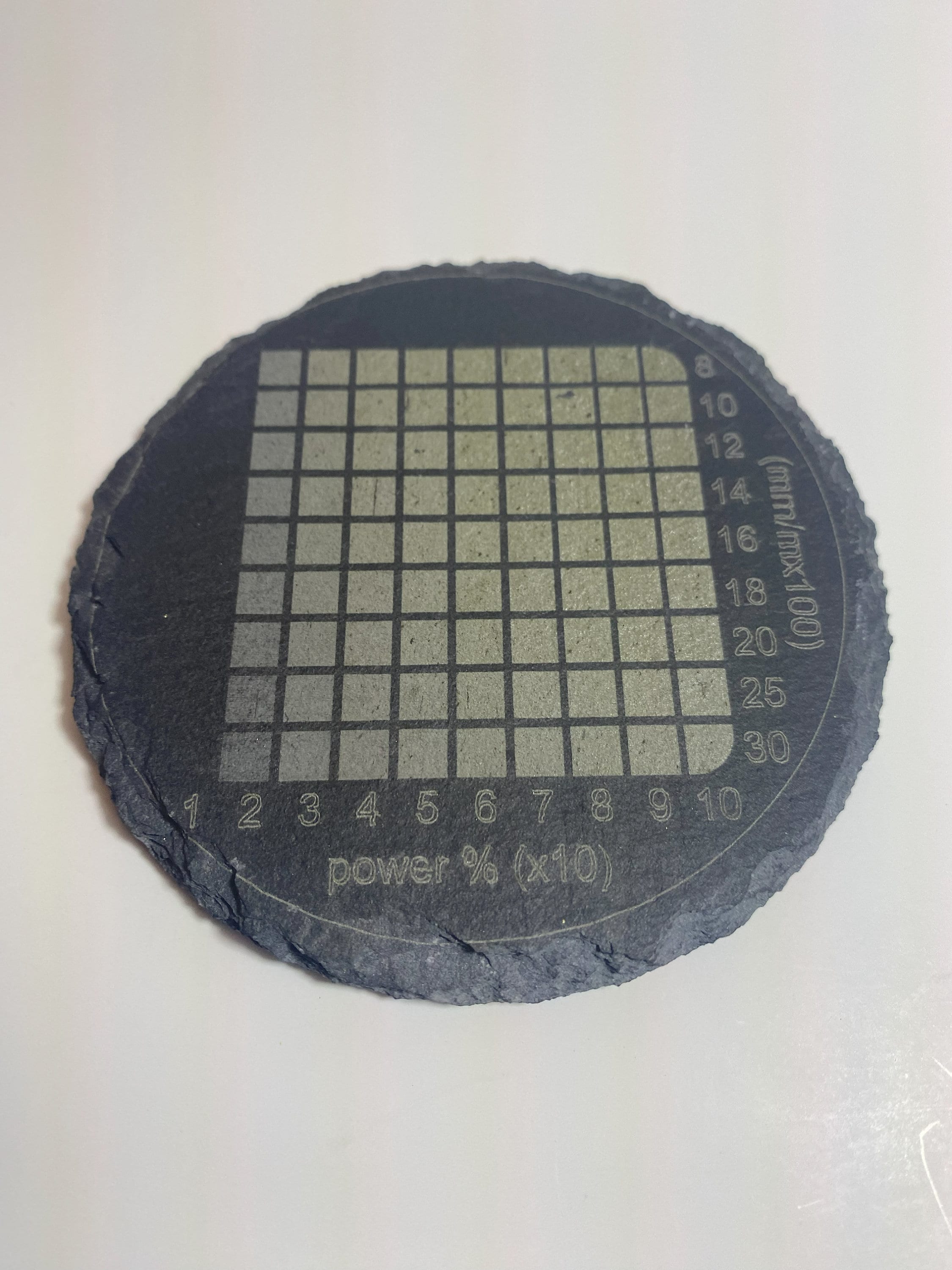 Laser Power Scale Test Pattern File for Lightburn - Test Your Laser's ...