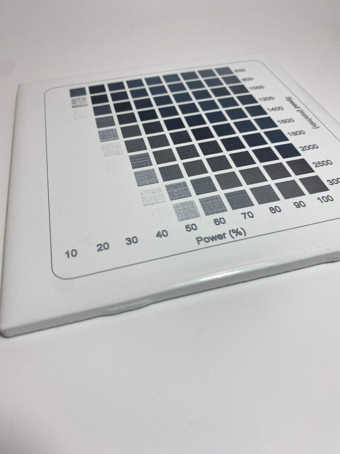 Laser Power Scale Test Pattern File for Lightburn - Test Your Laser's ...