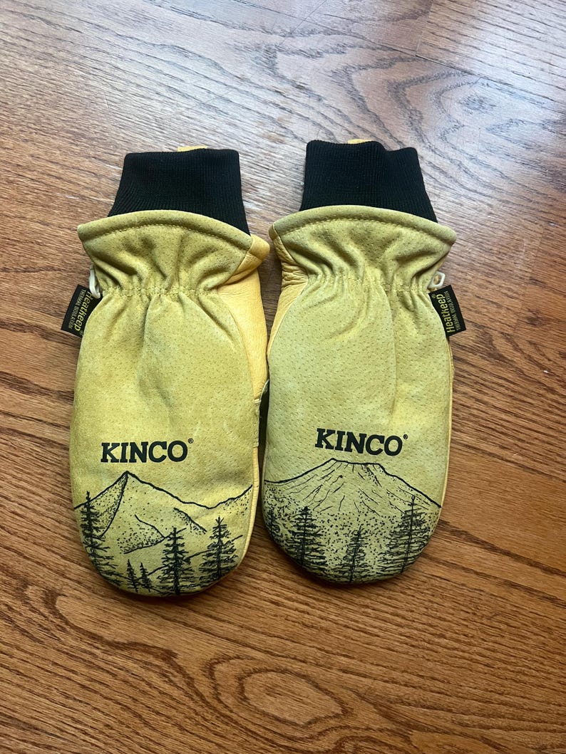 Custom Art on Kinco Gloves - Etsy