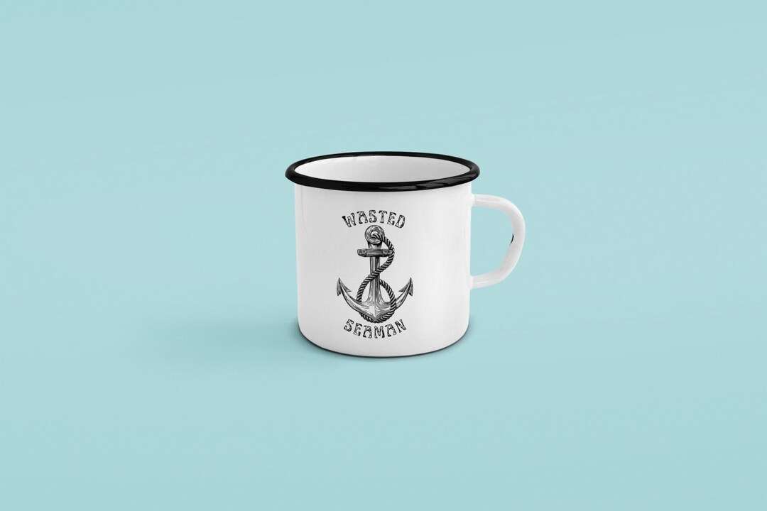 Wasted Sailor Camper Cup, Camper Coffee Mug, Camping Gear, Camping ...