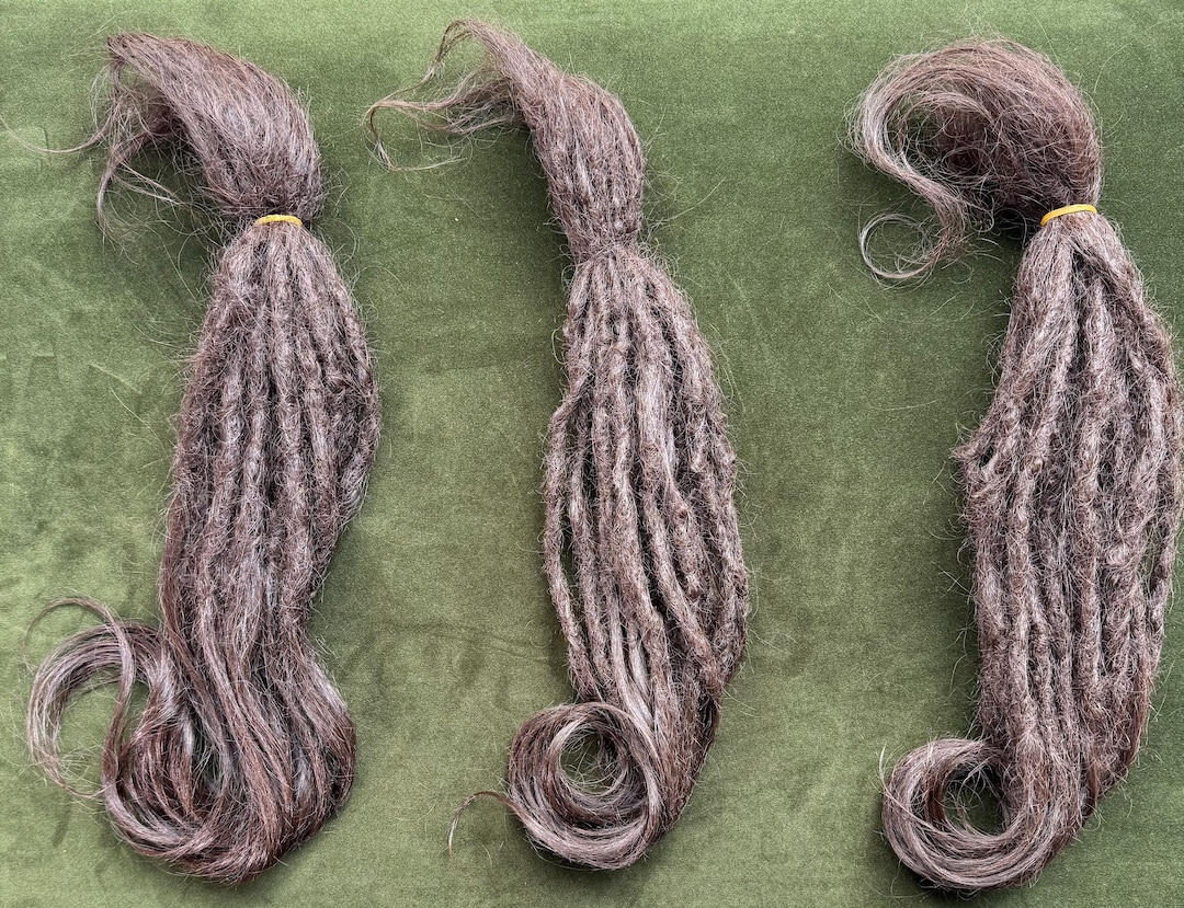 Natural Brown Lisa Wave Faux Locs Temporary Synthetic 60-75 Loc Count ...