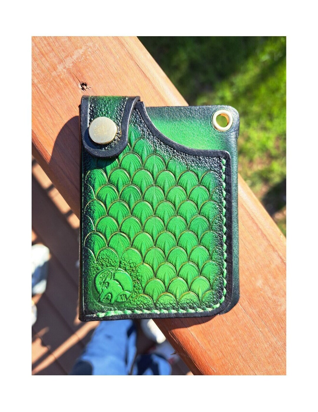 Leather Dragon Wallet, Personalized Commission, Color Options, Every ...