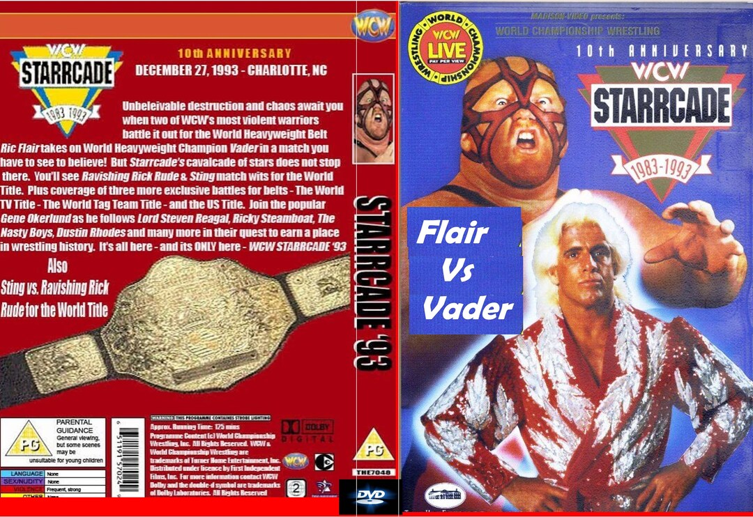 WCW Starrcade 1993: Tenth Anniversary - Etsy