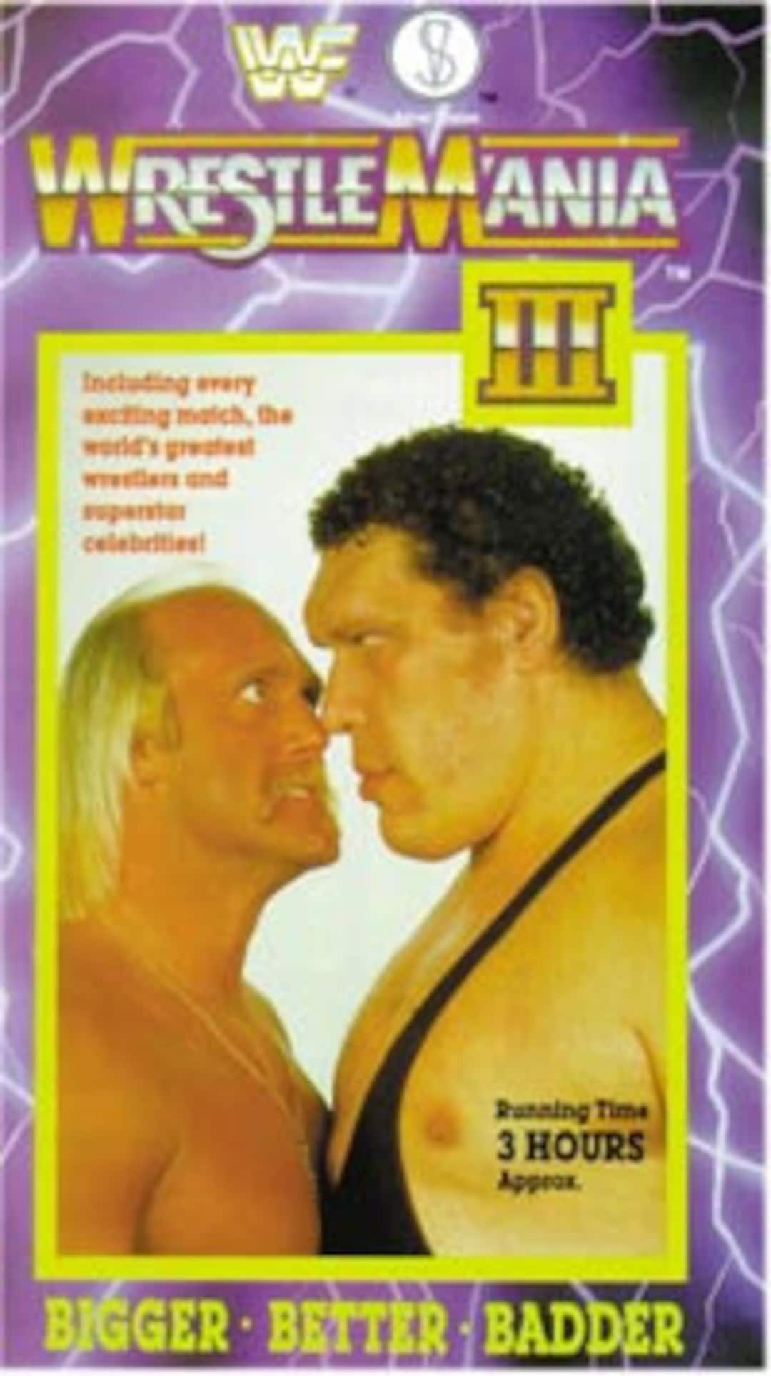 WWF Wrestlemania III - Etsy