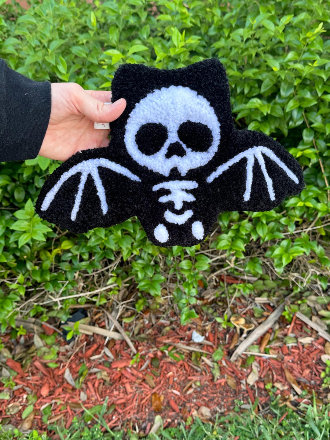 Skeleton Bat, Bat, Halloween Bat, Halloween Skeleton Bat Rug, X-ray ...