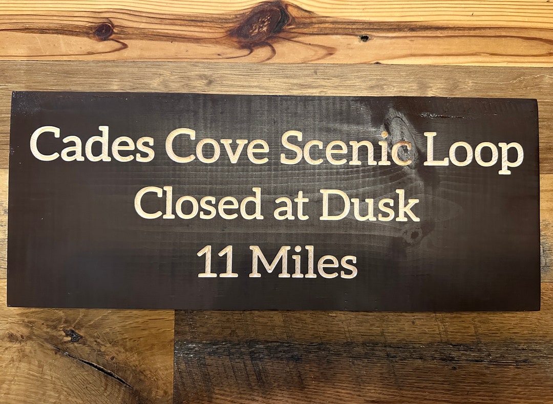 Cades Cove Replica Sign - Etsy