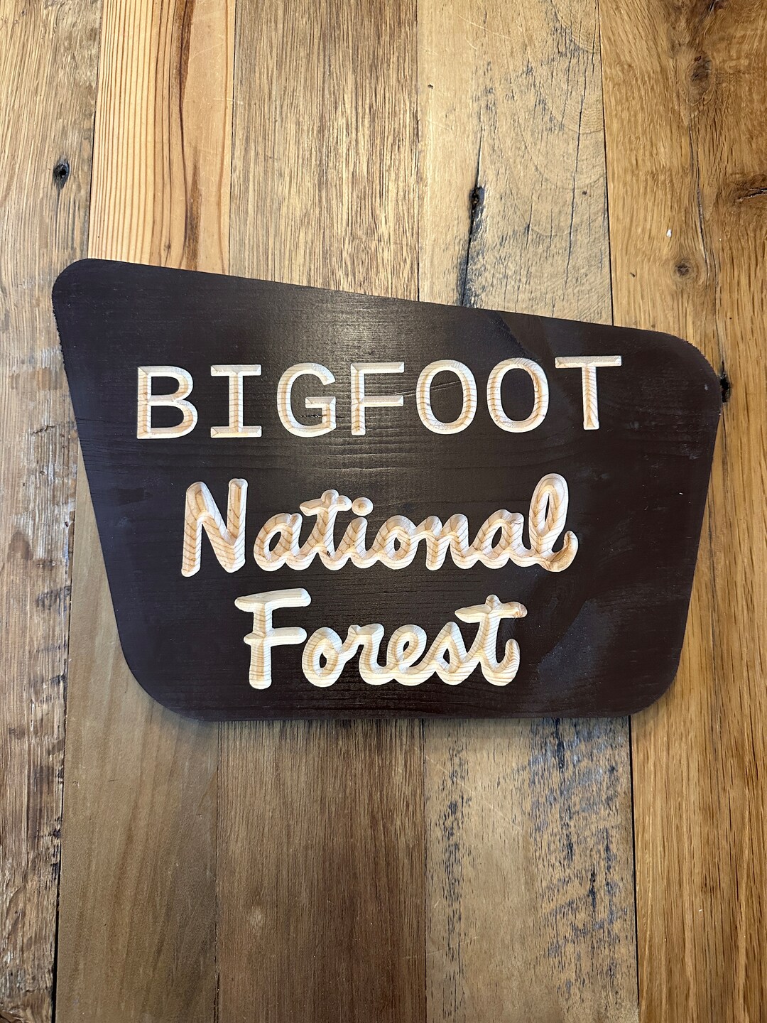 Bigfoot National Forest Sign - Etsy