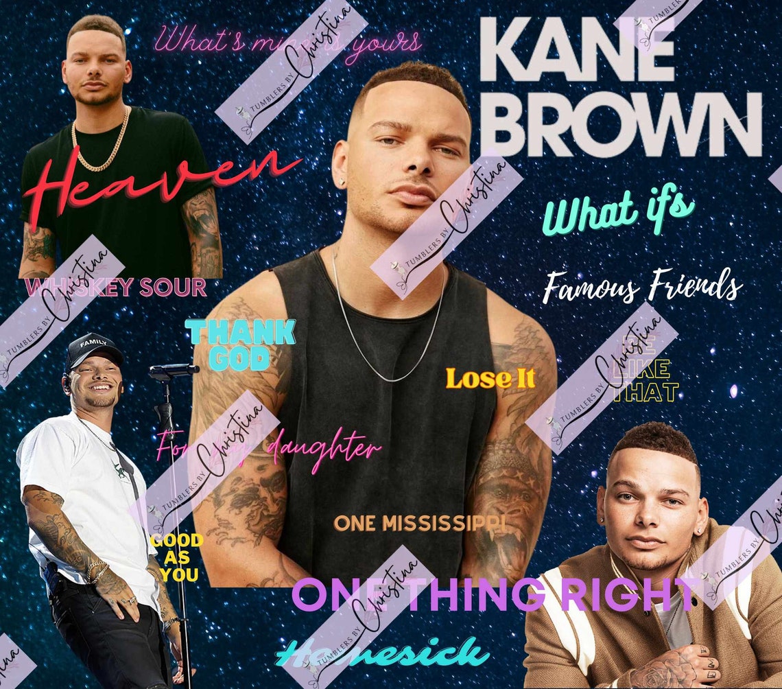 Kane Brown 20oz Tumbler/ *PNG* - Etsy