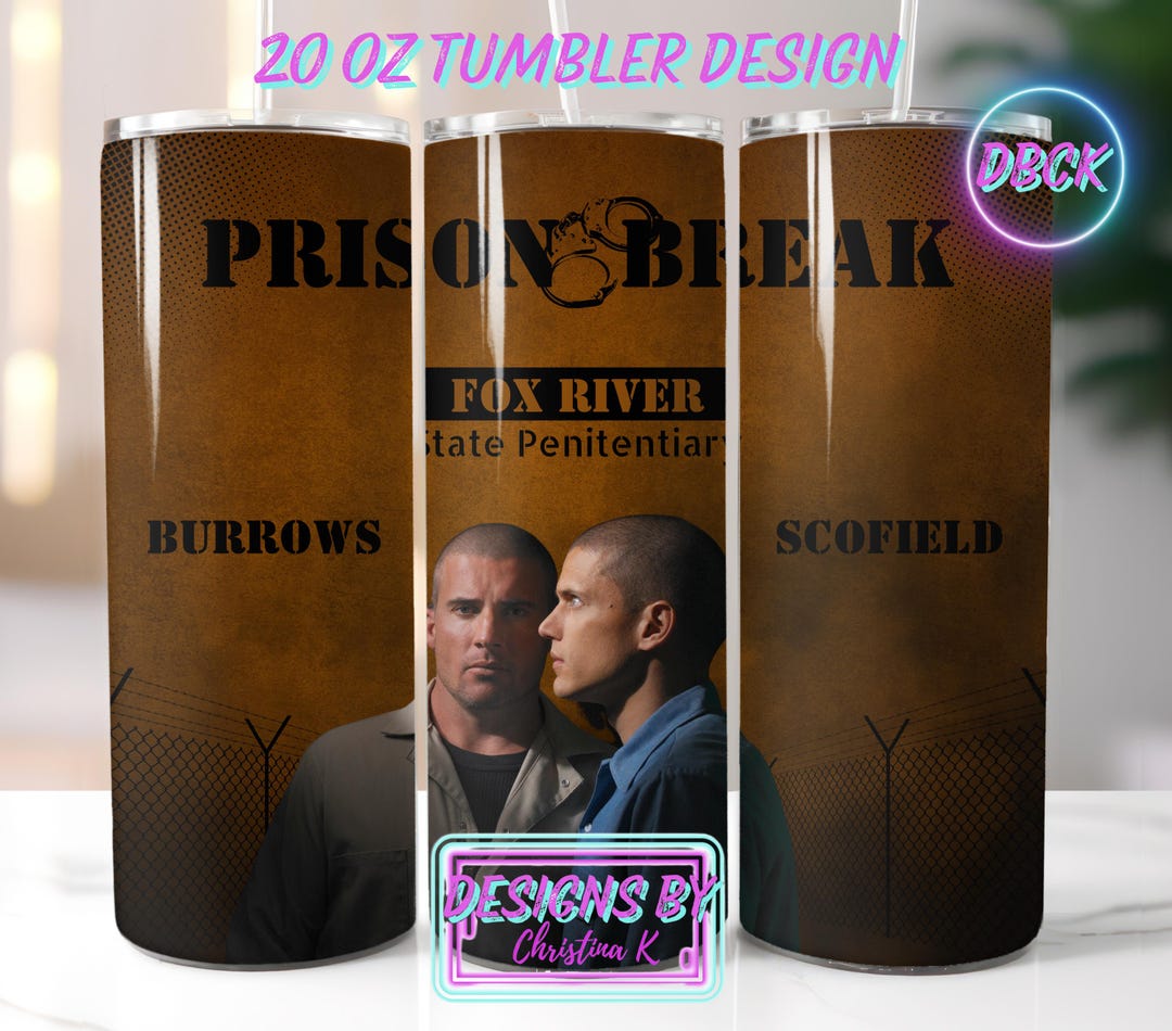 Prison Break / 20oz Tumbler Design / *PNG FILE* - Etsy