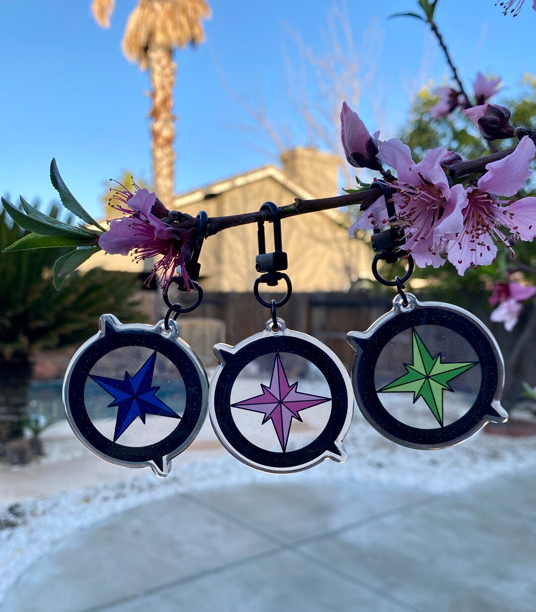 SKZ Compass Keychain - Etsy