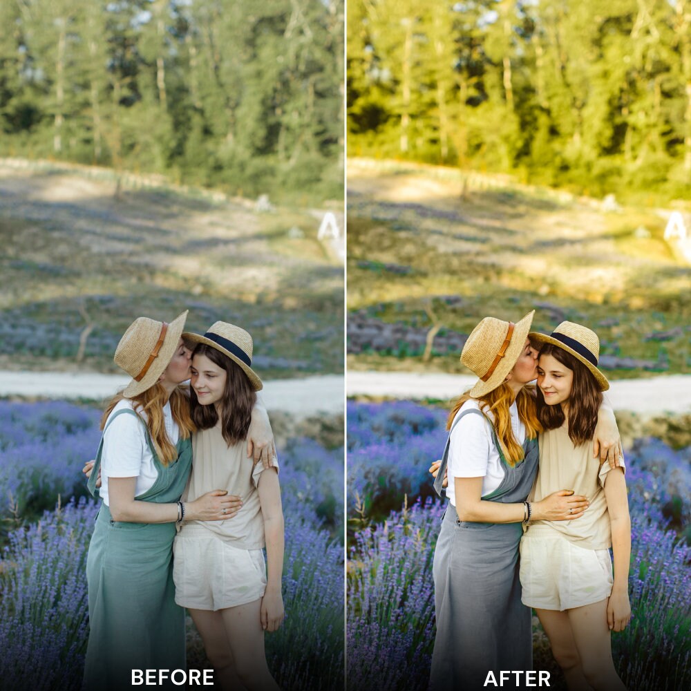 Spring Sunshine Lightroom Photo Presets Mobile and Desktop Filters for Stunning Spring Photos - Etsy