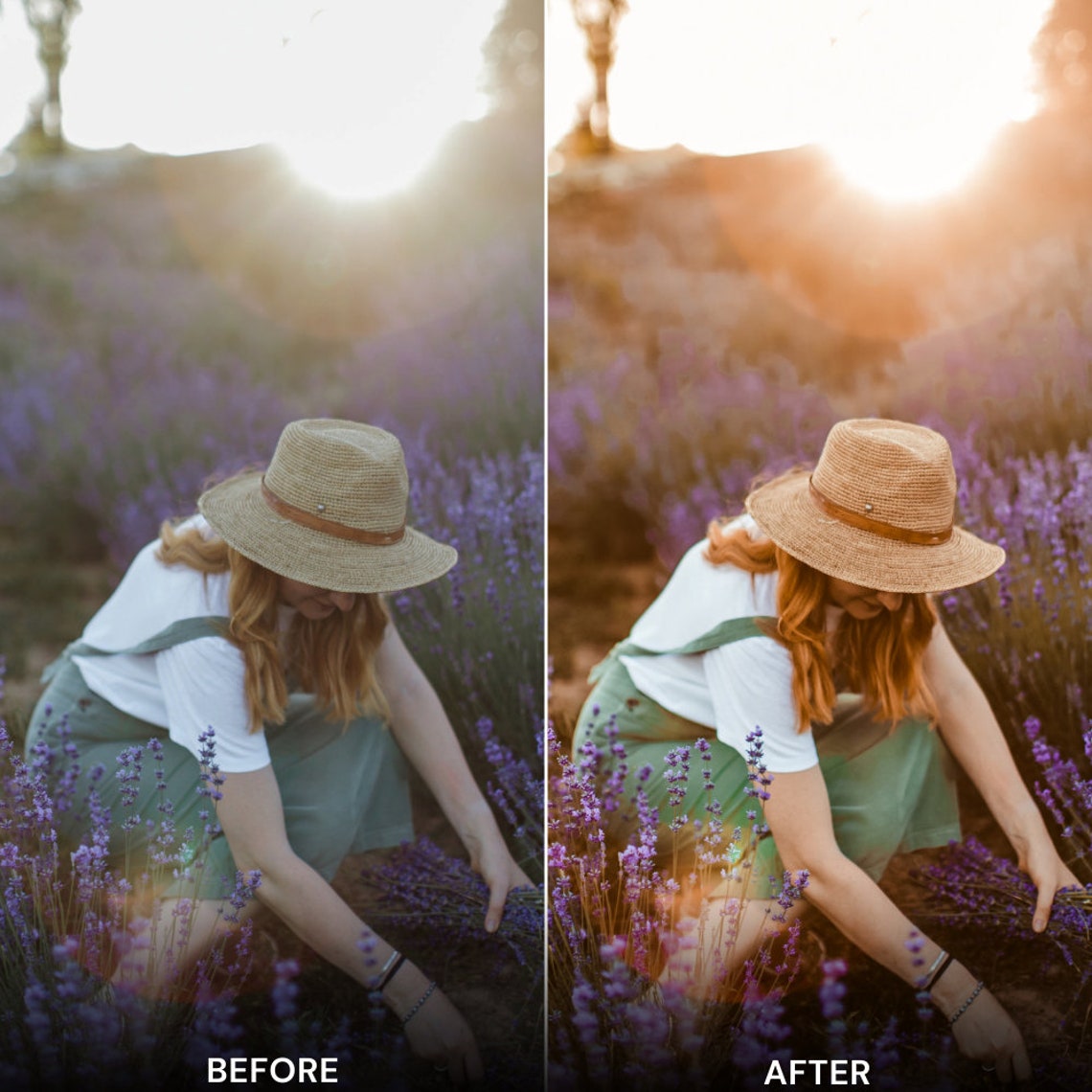 Golden Hour Lightroom Preset Filters Enhance Your Photos With Warm ...