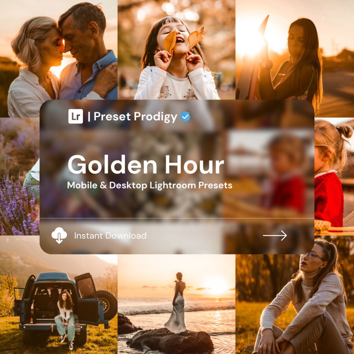 Golden Hour Lightroom Preset Filters Enhance Your Photos With Warm ...