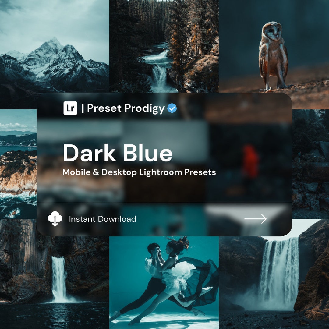 Dark Blue Filter Collection for Creative Photographers on Desktop and ...
