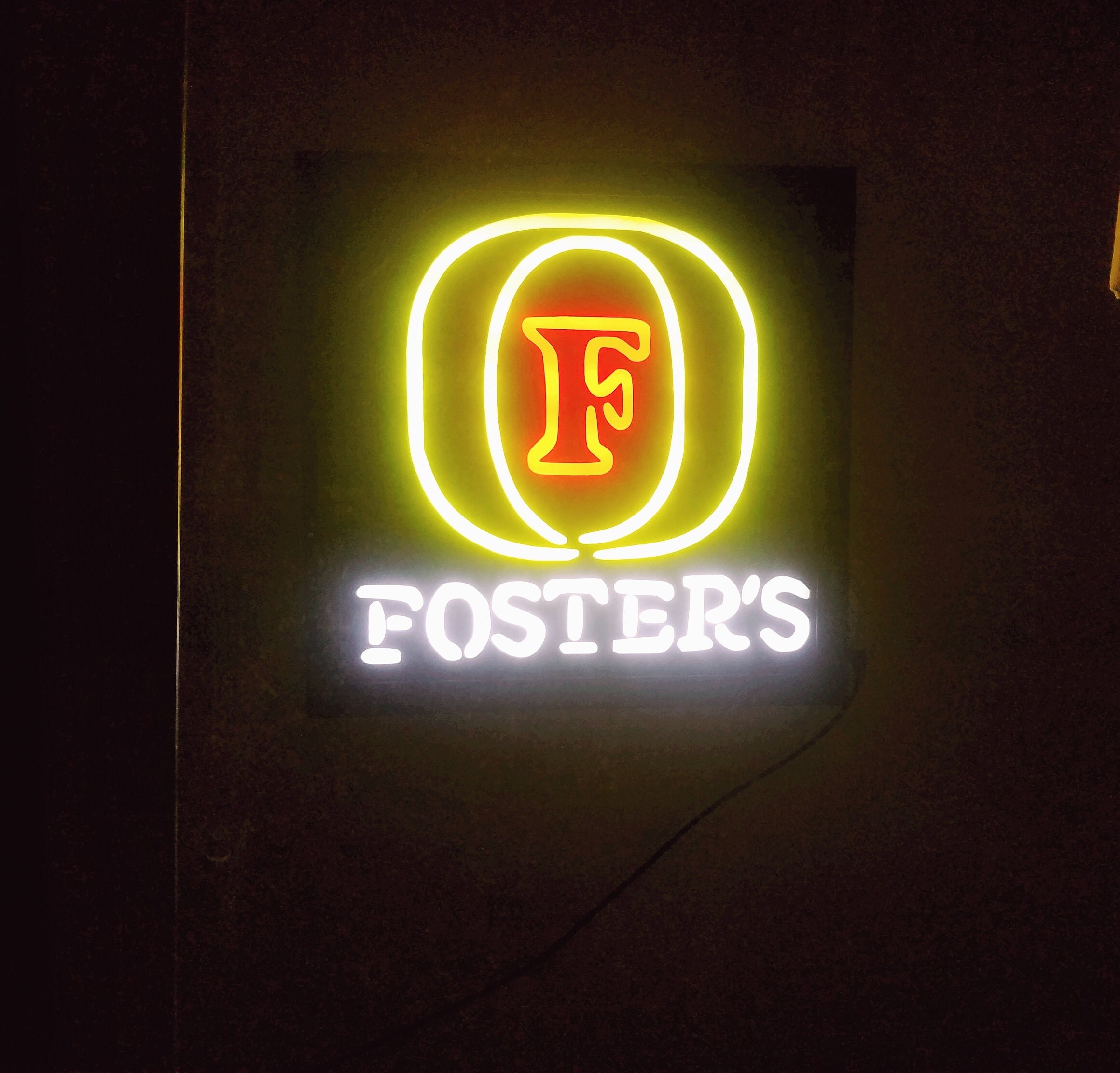 Foster's Beer LED Neon Sign, Beer Sign, Bar 13x13 - Etsy