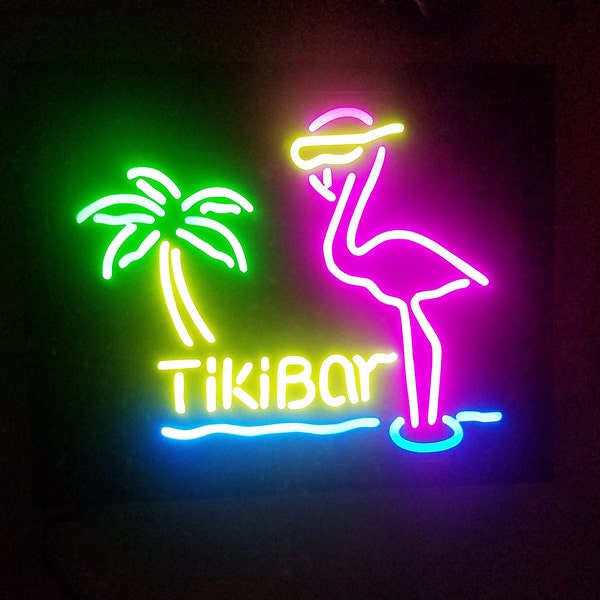 Neon Tiki Bar Sign - Etsy