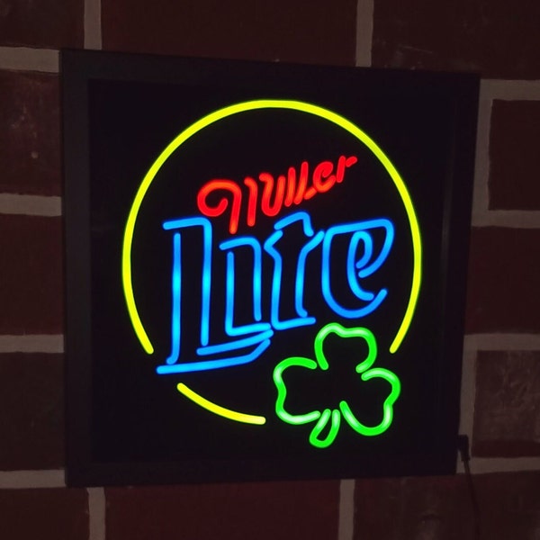 Miller Lite Neon Sign - Etsy
