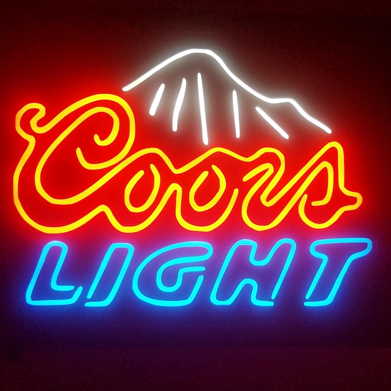 Coors Light Neon Sign - Etsy