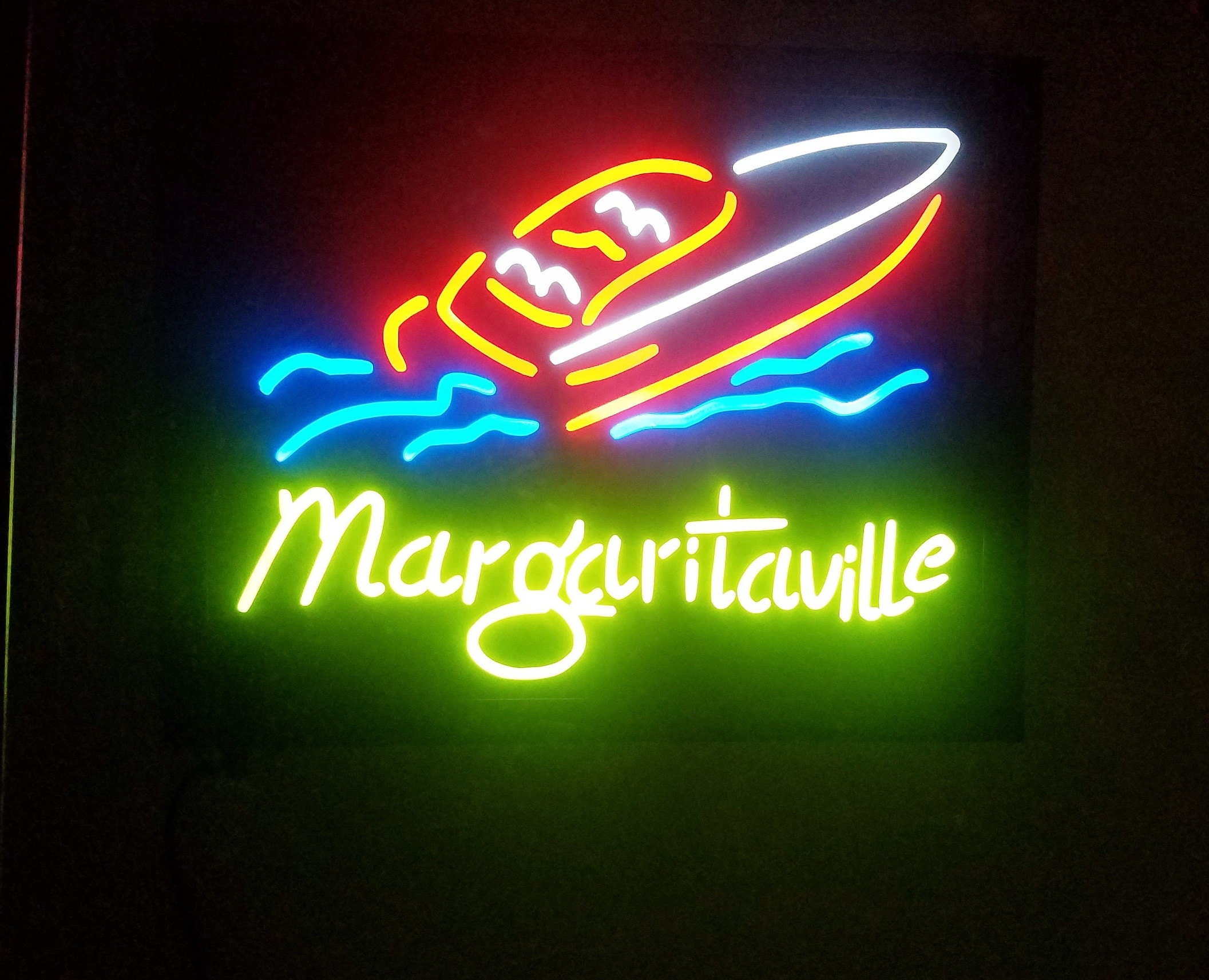 Margaritaville Speedboat LED Neon Sign 15"x12" (available in Multiple ...