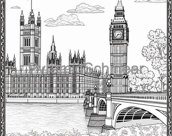 History & Heritage Coloring Book Palace Versailles - Etsy