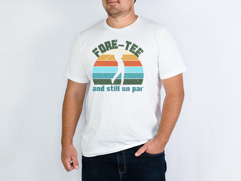 Fore-tee Birthday Shirt, 40th Birthday Golf Shirt, Funny Birthday Golf ...