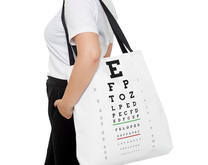 Eye Heart Tote Bag Optometry Gift Optician Ophthalmologist Reusable ...