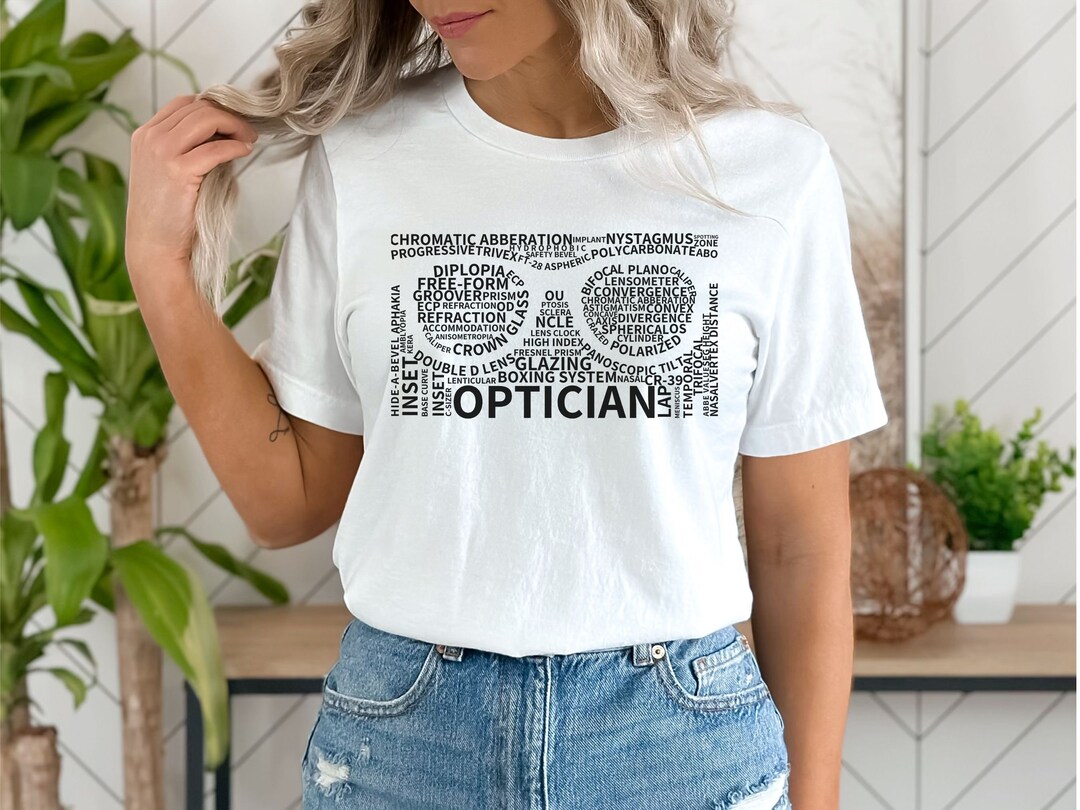 Optician Terms Shirt, Gift for Optician, Shirt for Optician - Etsy